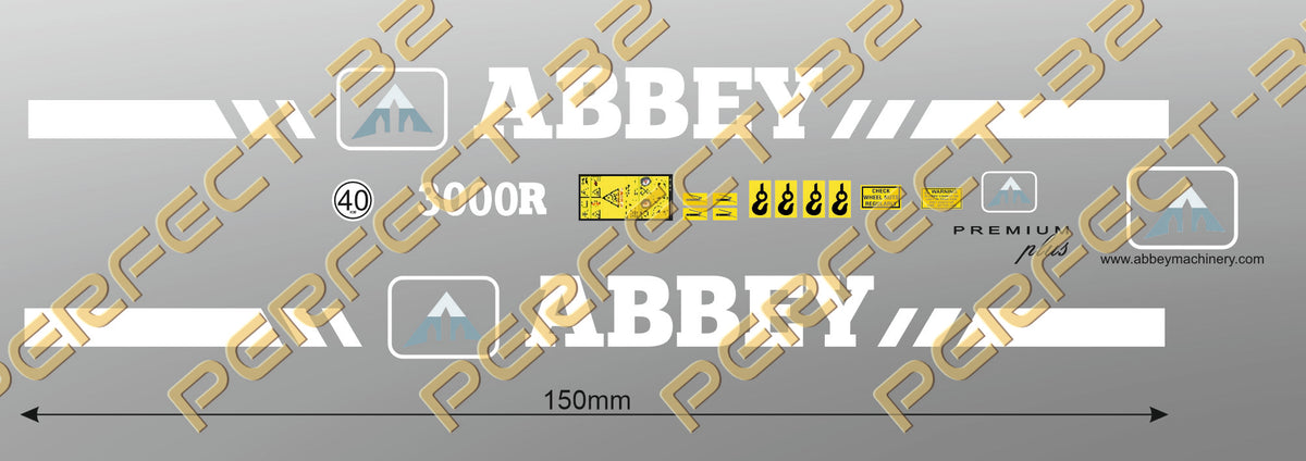 ABBEY 3000R Sticker – Perfect 32 Models