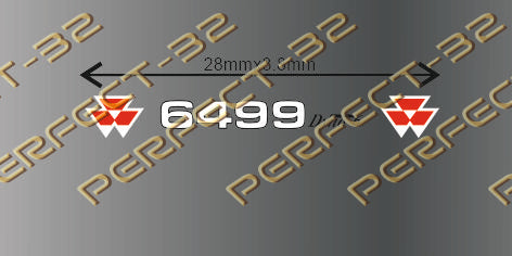 MF 6499 WINDOW sticker – Perfect 32 Models