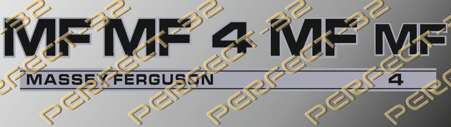 MF 4 Baler DECAL – Perfect 32 Models