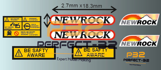 NEWROCK Slurry Mixer decal – Perfect 32 Models