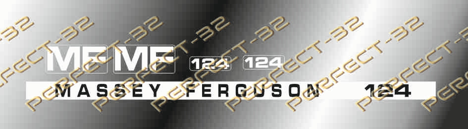 MF 124 Square Baler DECAL – Perfect 32 Models