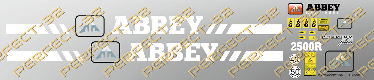 ABBEY R2500 Sticker – Perfect 32 Models