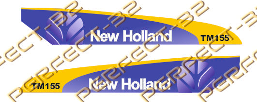Newholland TM155 yellow decal – Perfect 32 Models
